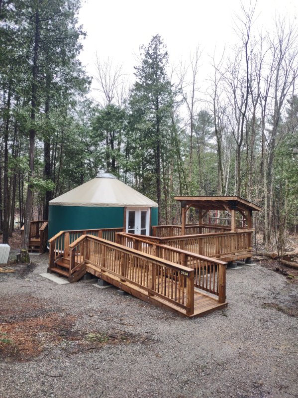 Charleston Lake Yurts - Bourgon Construction